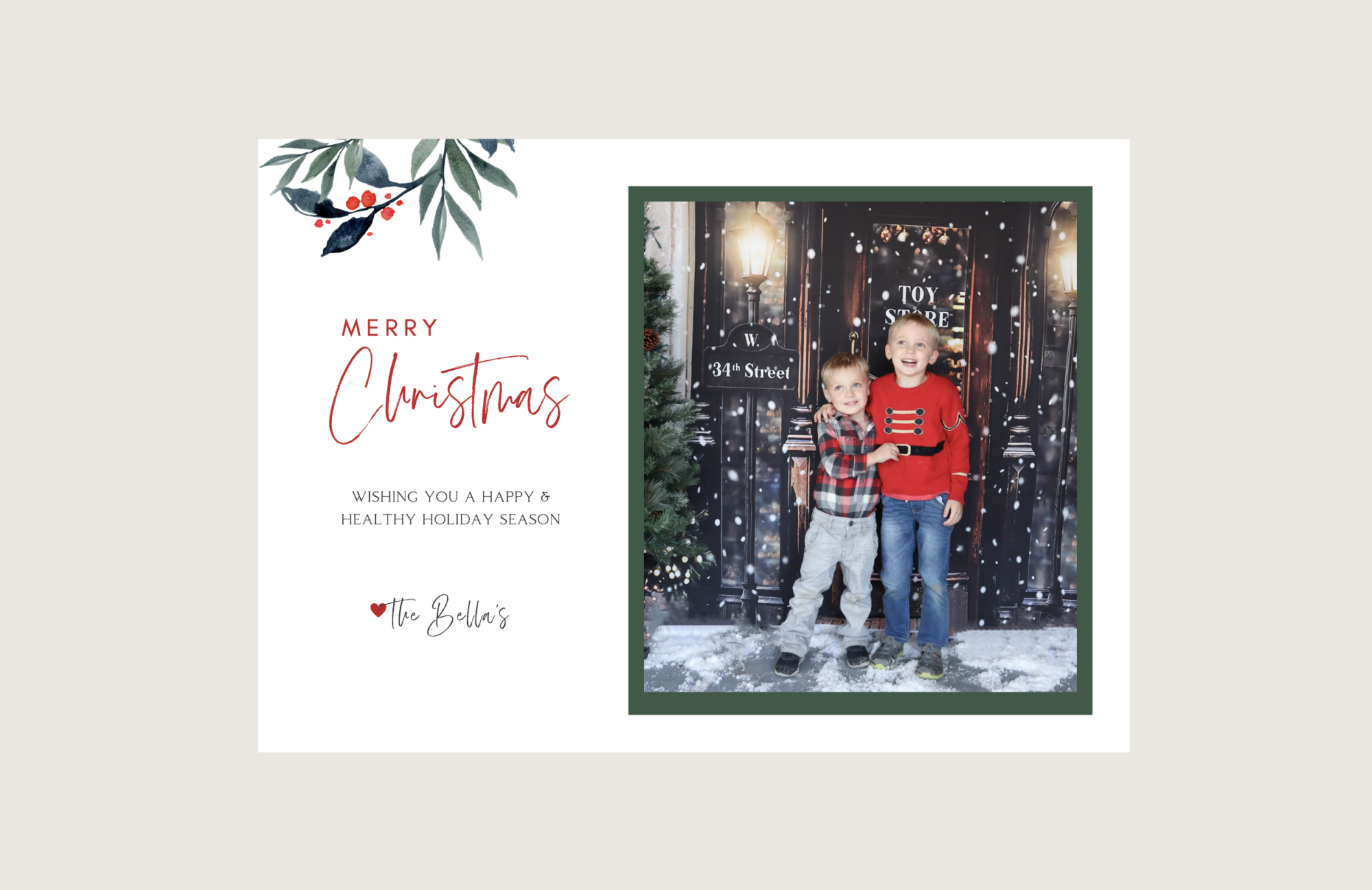Design and Print Your Own Christmas Cards - Sweet Motherly