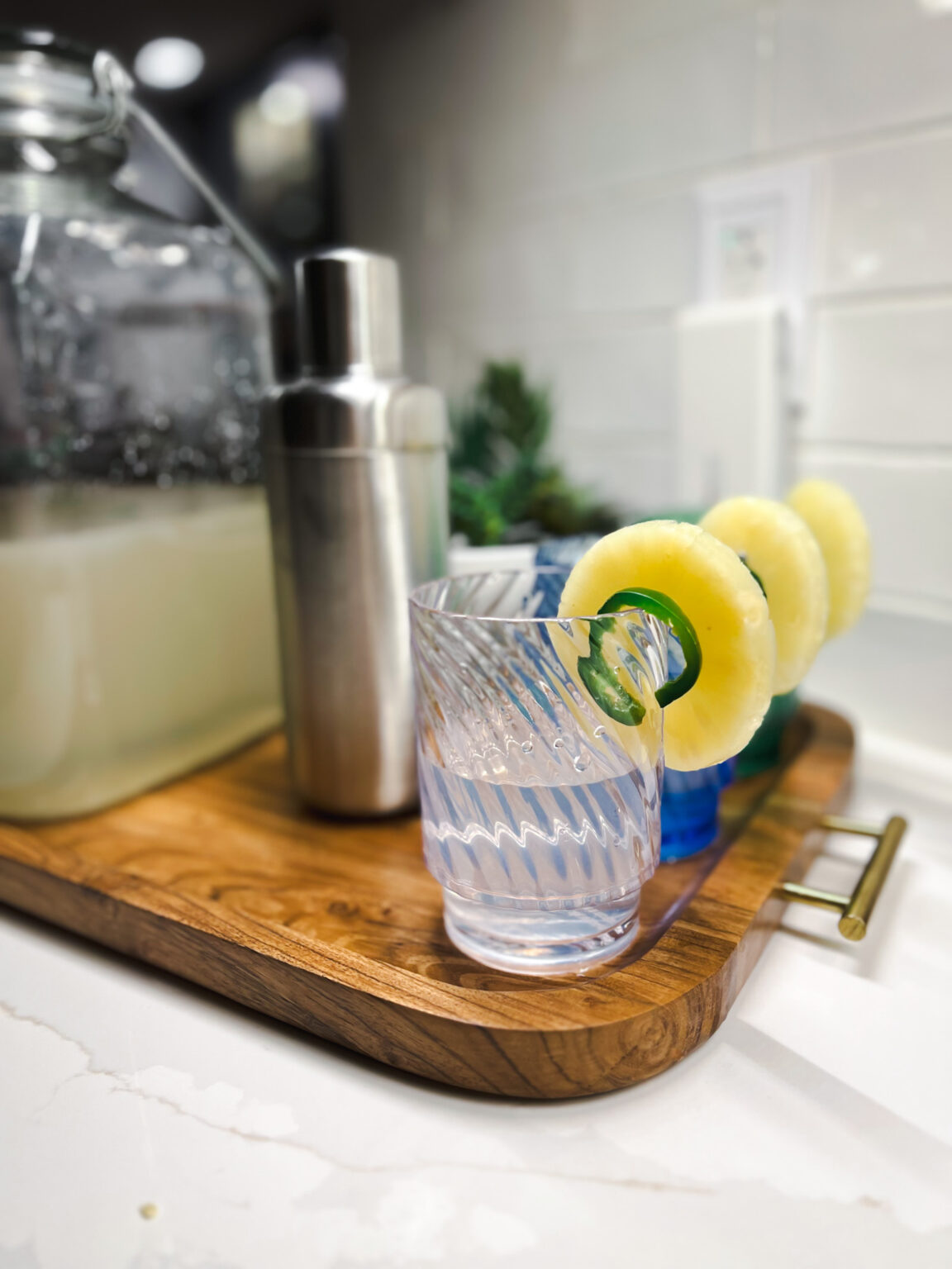 Low Sugar Jalapeño Pineapple Vodka Seltzer - Sweet Motherly